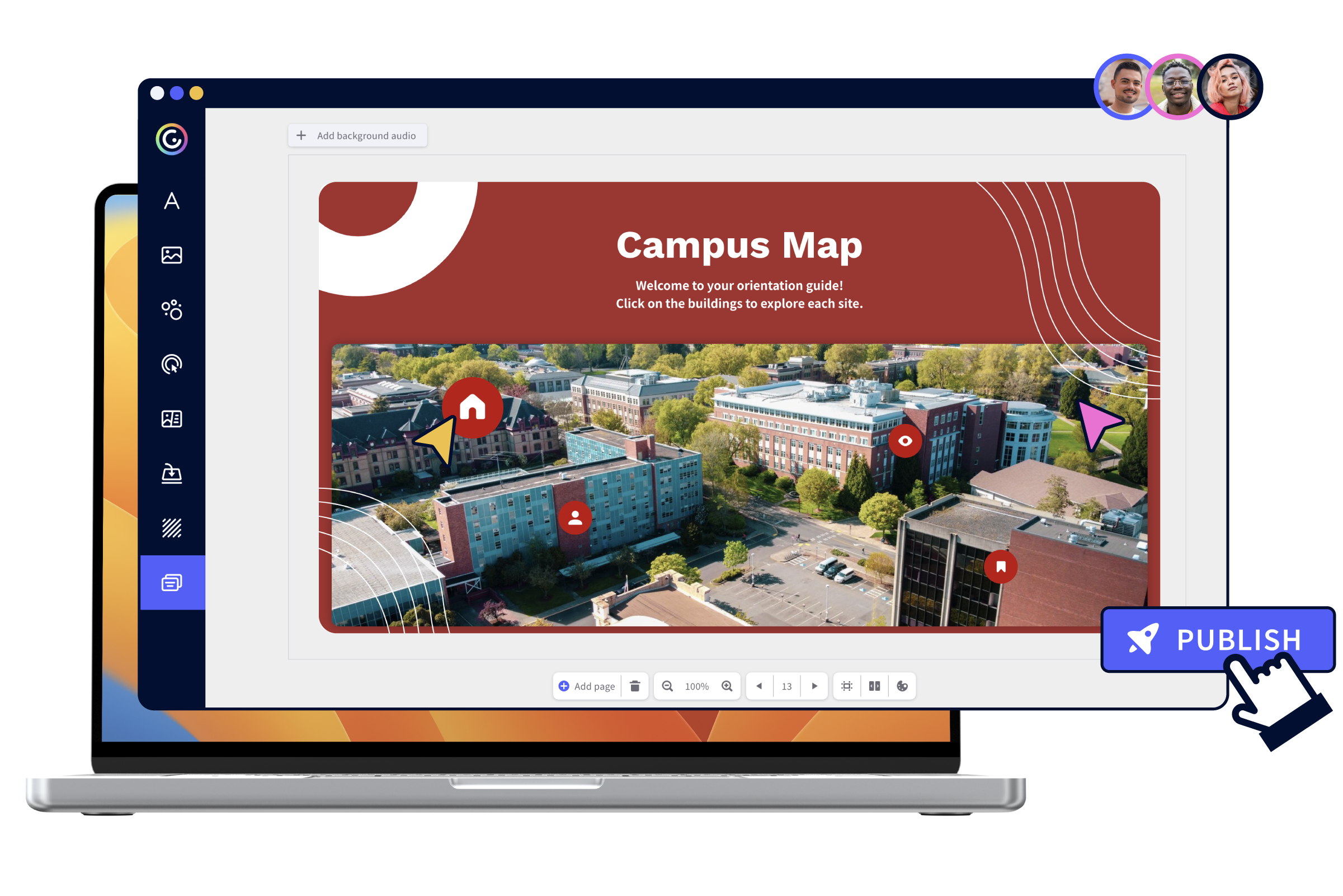 Genially, interactive communication for universities